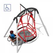 Huske med eller uten huskesete, huskestativer for hemmende barn ...